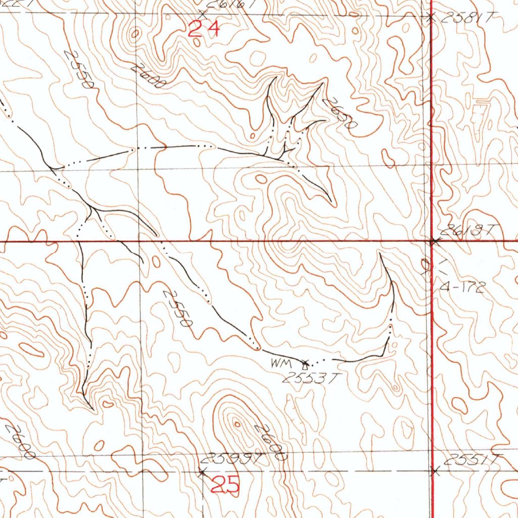 Hidden Timber SE, SD (1982, 24000-Scale) Map by United States ...