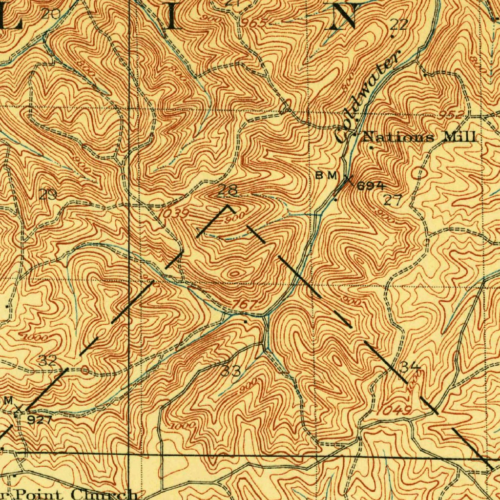 Higdon, MO (1910, 62500-Scale) Map by United States Geological Survey ...