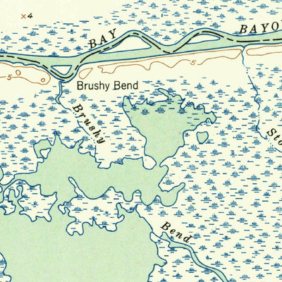 High Island, TX (1943, 24000-Scale) Map by United States Geological ...