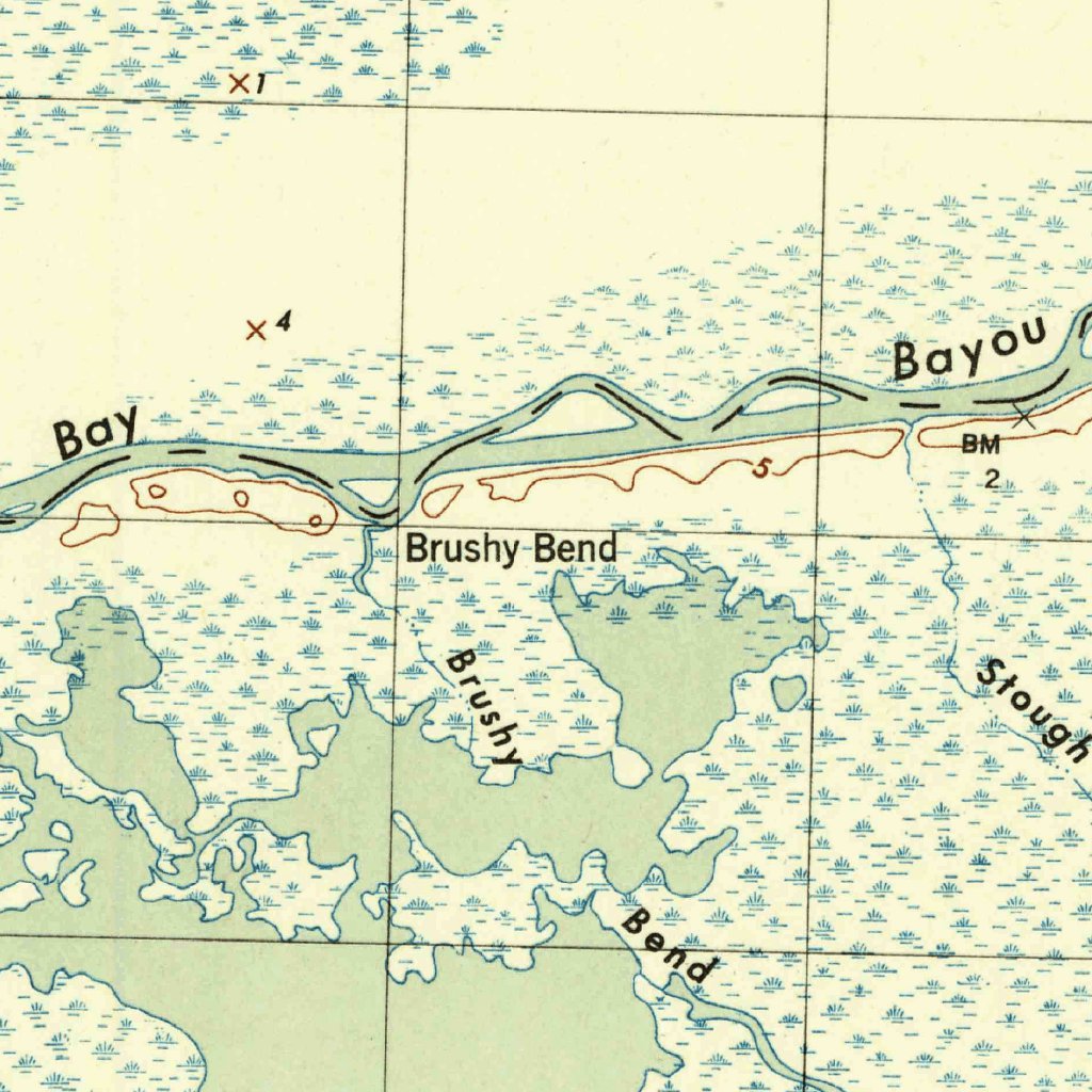 High Island, TX (1943, 31680-Scale) Map by United States Geological ...