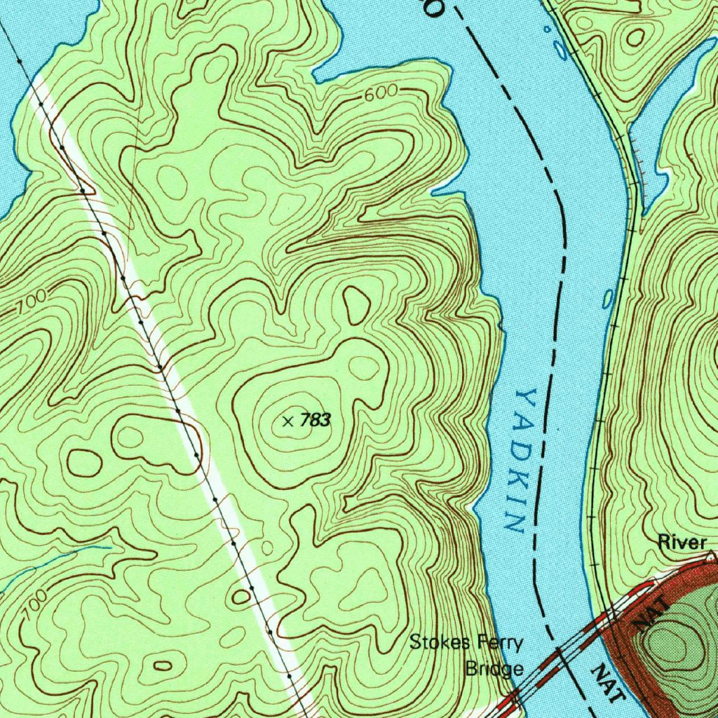 High Rock, NC (1994, 24000-Scale) Map by United States Geological ...