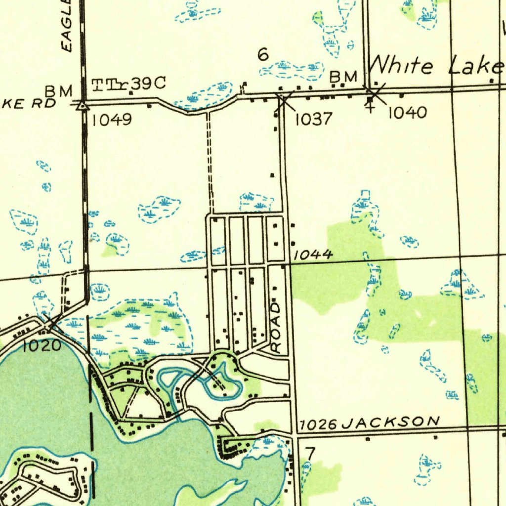 Highland, MI (1936, 31680-Scale) Map by United States Geological Survey ...