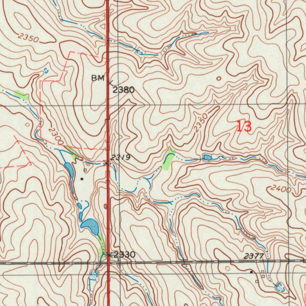 Hill City South, KS (1979, 24000-Scale) Map by United States Geological ...