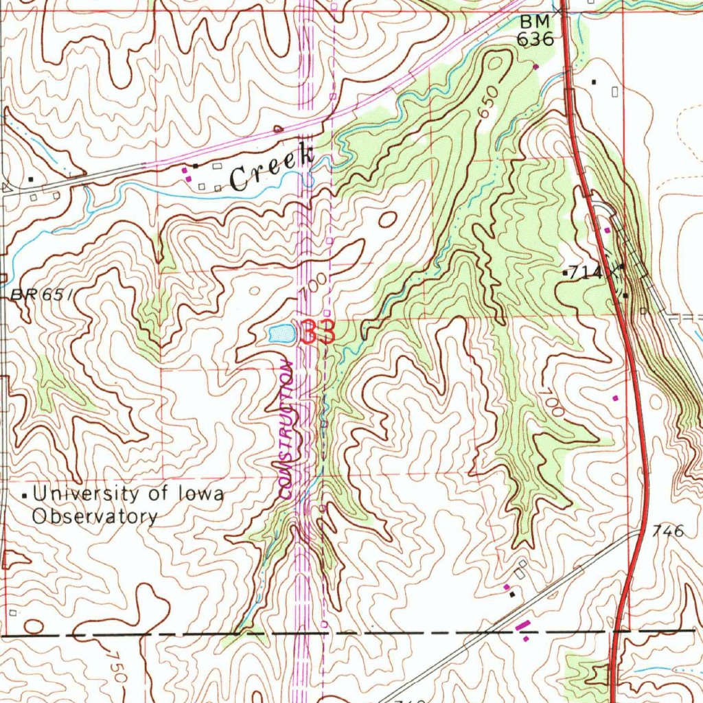 Hills, IA (1965, 24000-Scale) Map by United States Geological Survey ...