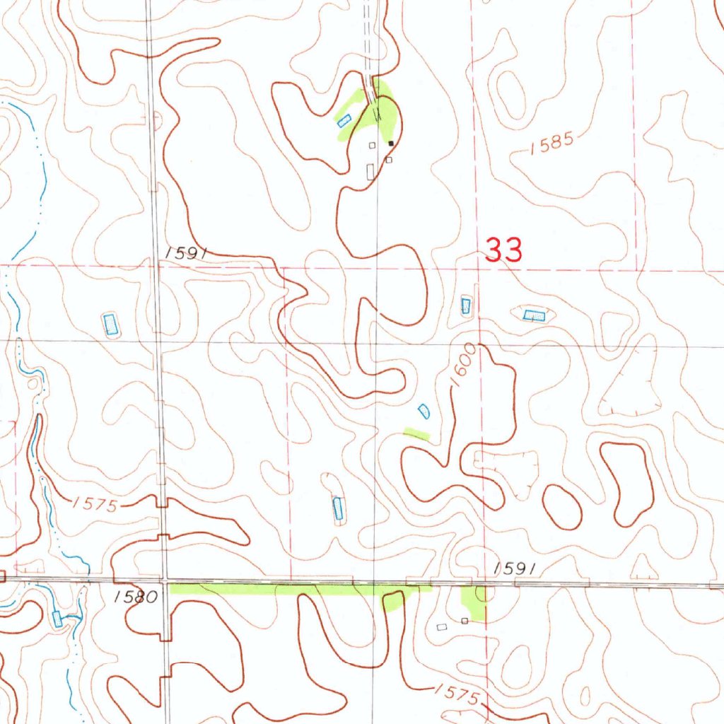 Hillside, SD (1979, 24000-Scale) Map by United States Geological Survey ...