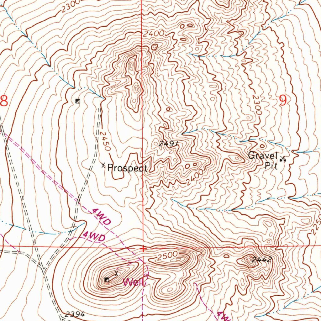 Hinkley, CA (1971, 24000-Scale) Map by United States Geological Survey ...