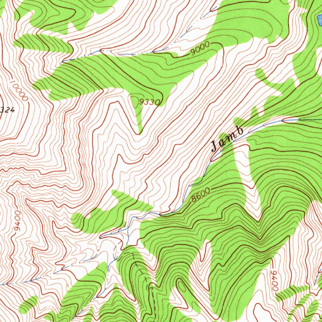 Hoback Peak, WY (1965, 24000-Scale) Map by United States Geological ...