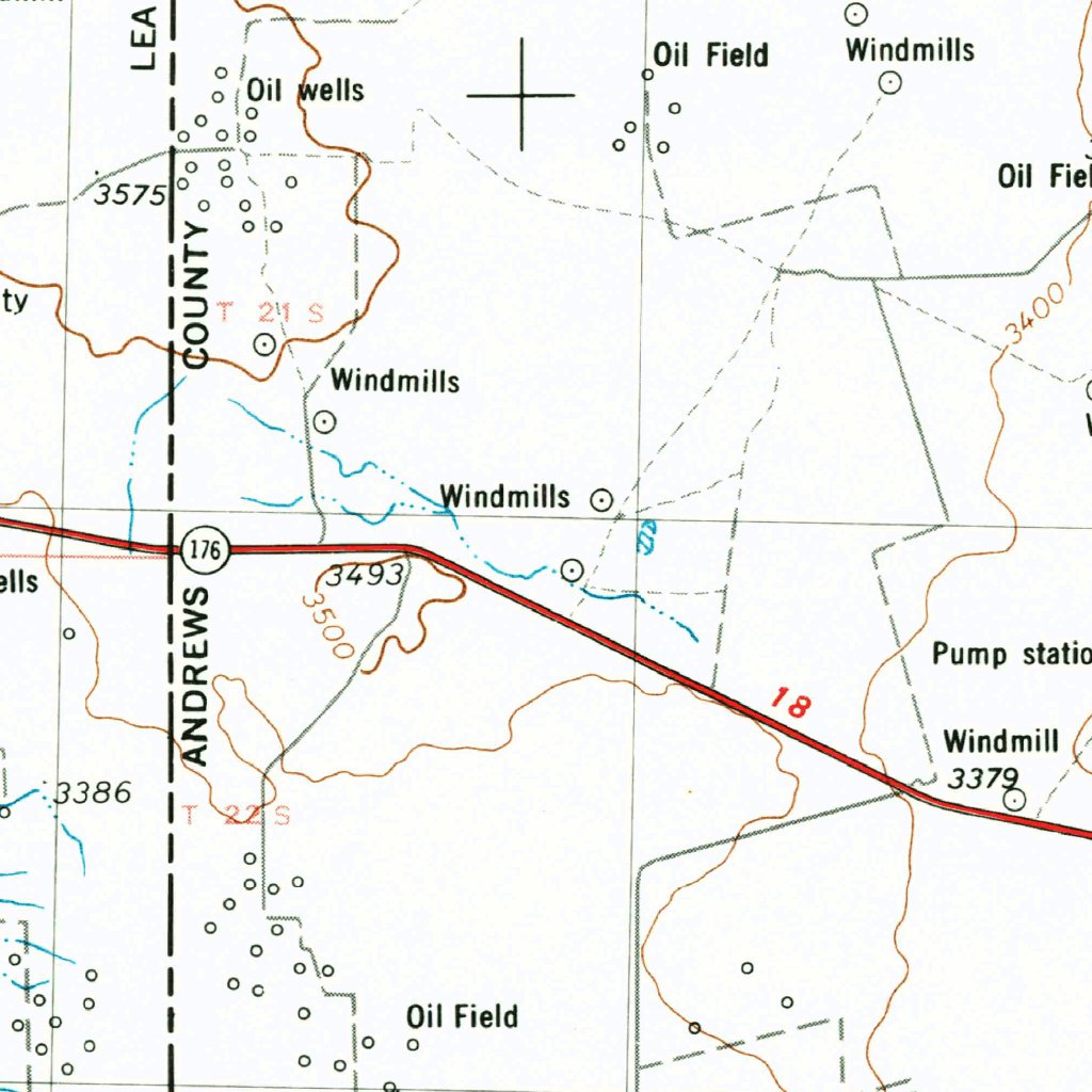 Hobbs, NM-TX (1954, 250000-Scale) Map by United States Geological ...