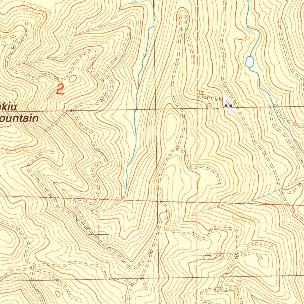 Hoko Falls, WA (1984, 24000-Scale) Map by United States Geological ...
