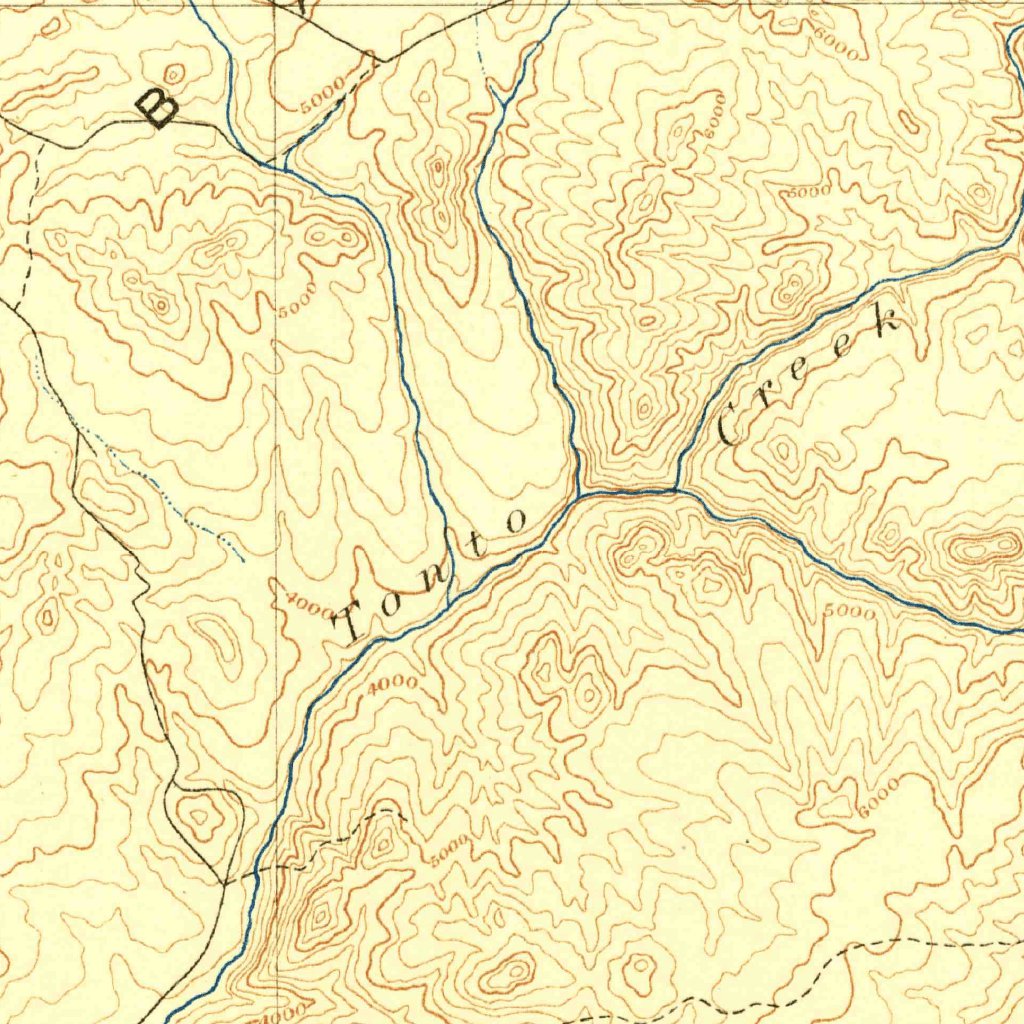 Holbrook W, AZ (1887, 250000-Scale) Map by United States Geological ...