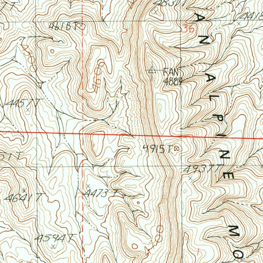 Hole In The Wall, NV (1990, 24000-Scale) Map by United States ...