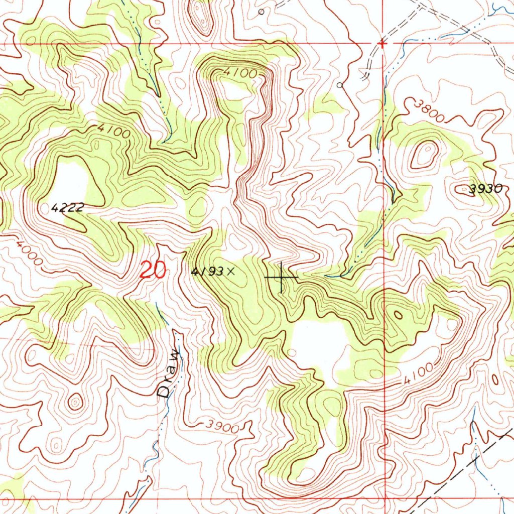 Homestead Draw, WY (1971, 24000-Scale) Map by United States Geological ...