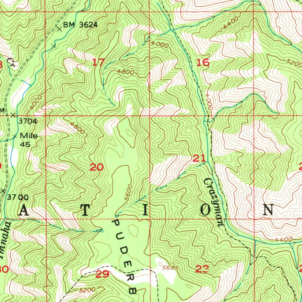 Homestead, OR-ID (1957, 62500-Scale) Map by United States Geological ...