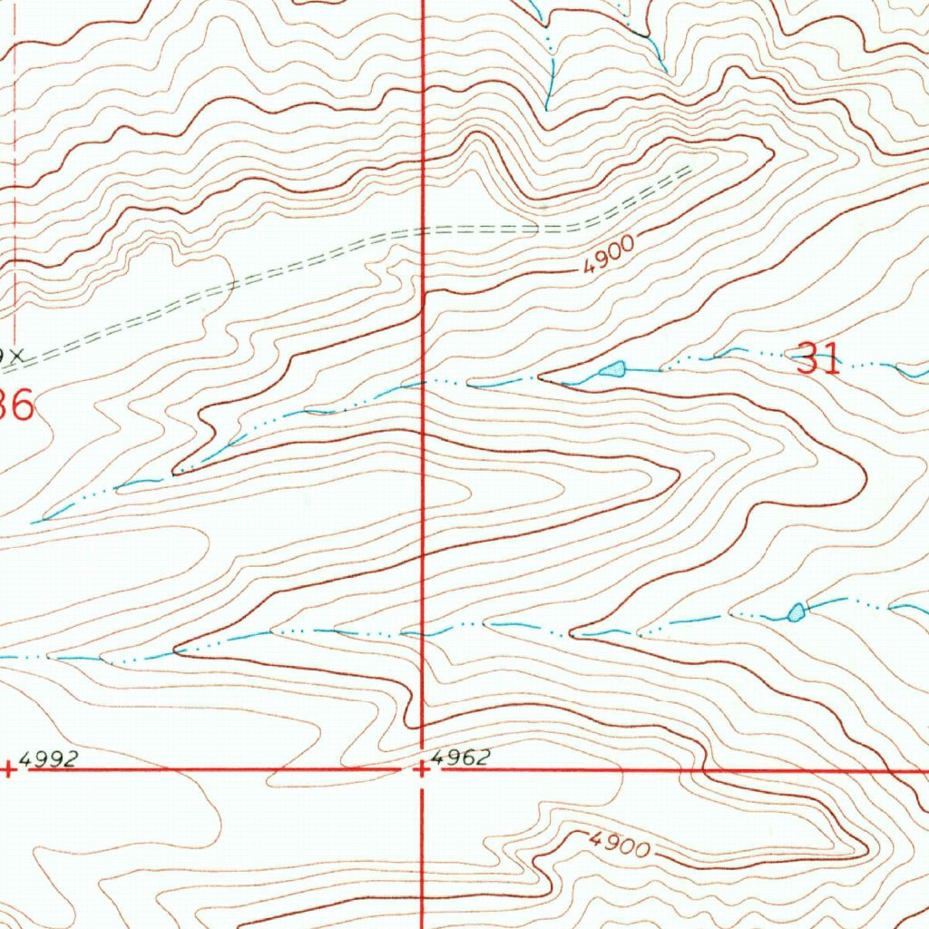 Hoodoo Hill, MT (1968, 24000-Scale) Map by United States Geological ...
