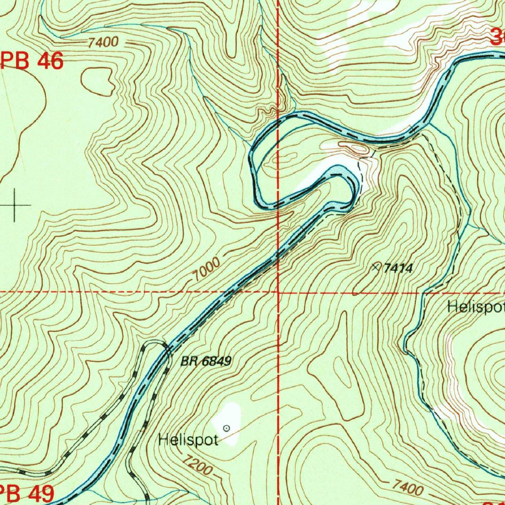Hoodoo Knoll, AZ (1997, 24000-Scale) Map by United States Geological ...