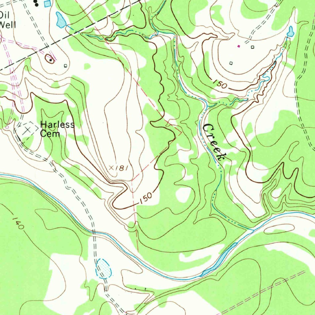 Hope, TX (1965, 24000-Scale) Map by United States Geological Survey ...
