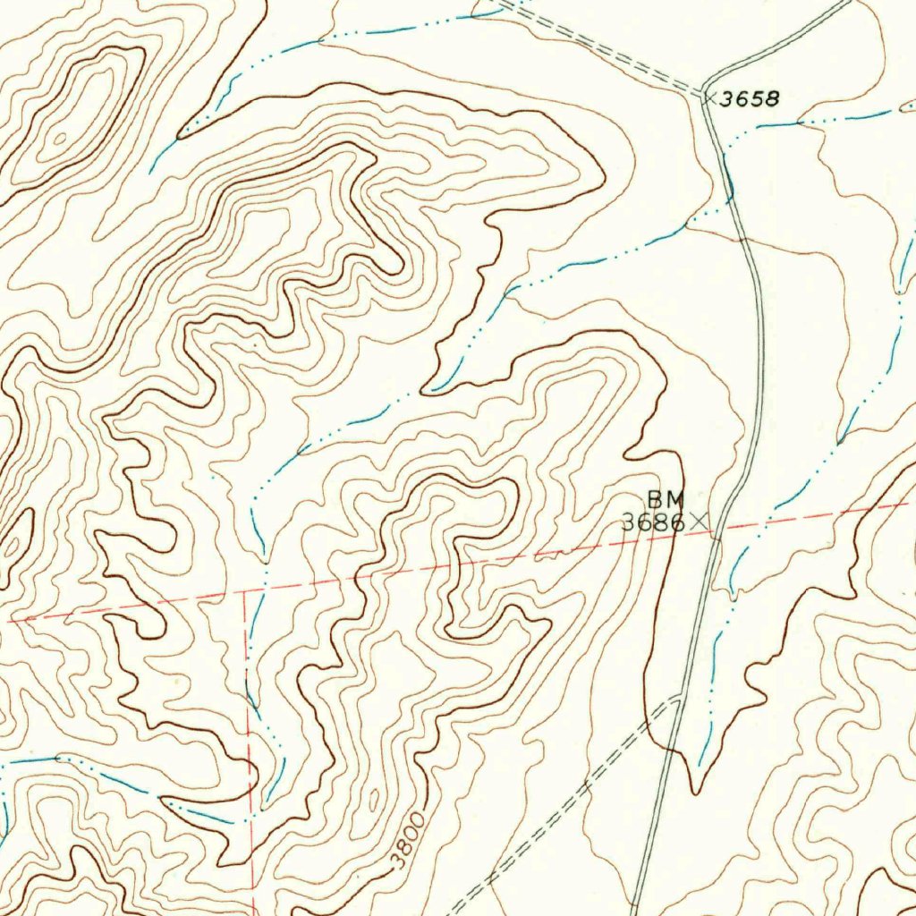Hopper Draw East, TX (1973, 24000-Scale) Map by United States ...