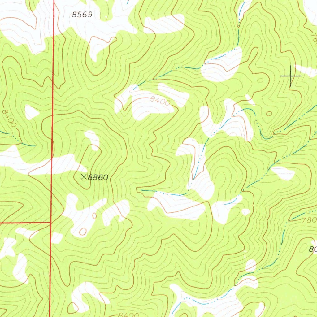 Horse Camp Springs, NV (1973, 24000-Scale) Map by United States ...