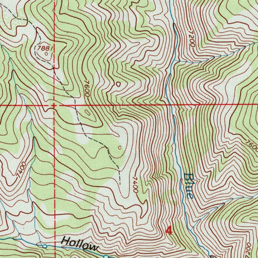 Horse Ridge, UT (1998, 24000-Scale) Map by United States Geological ...