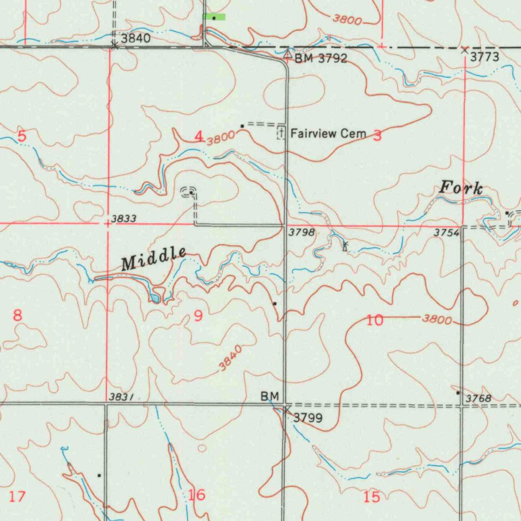 Horsethief Draw, KS (1959, 62500-Scale) Map by United States Geological ...
