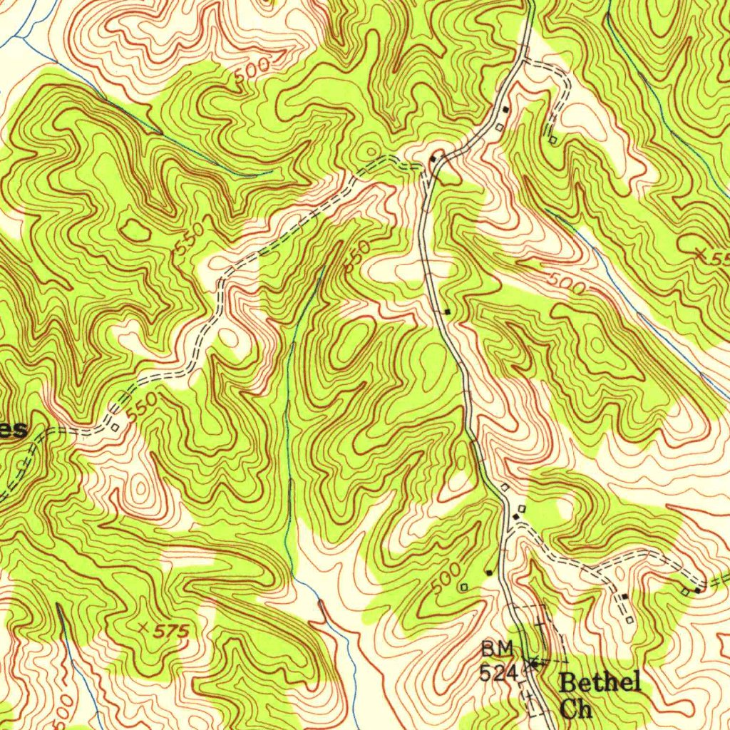 Horton, KY (1954, 24000-Scale) Map by United States Geological Survey ...