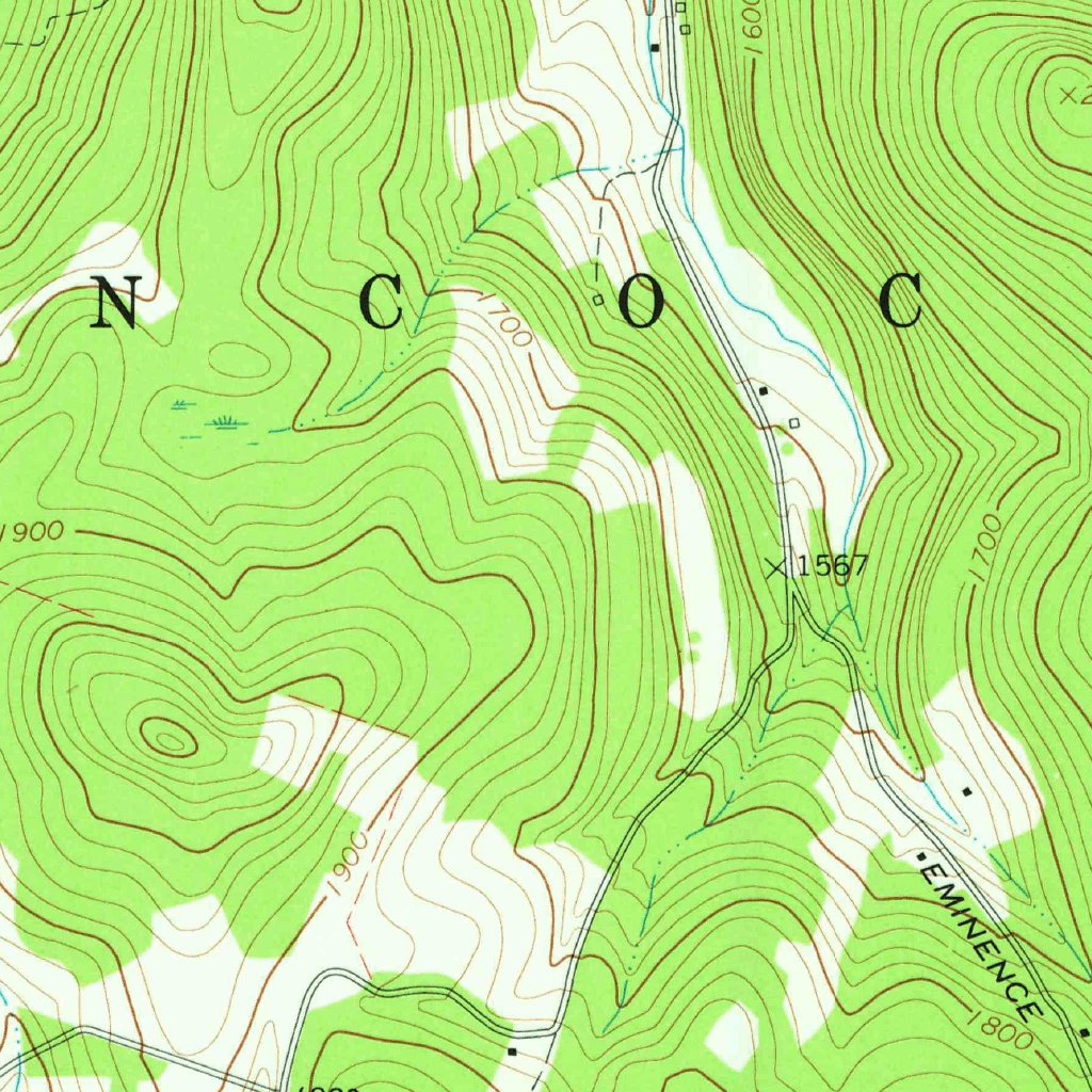 Horton, NY (1965, 24000-Scale) Map by United States Geological Survey ...