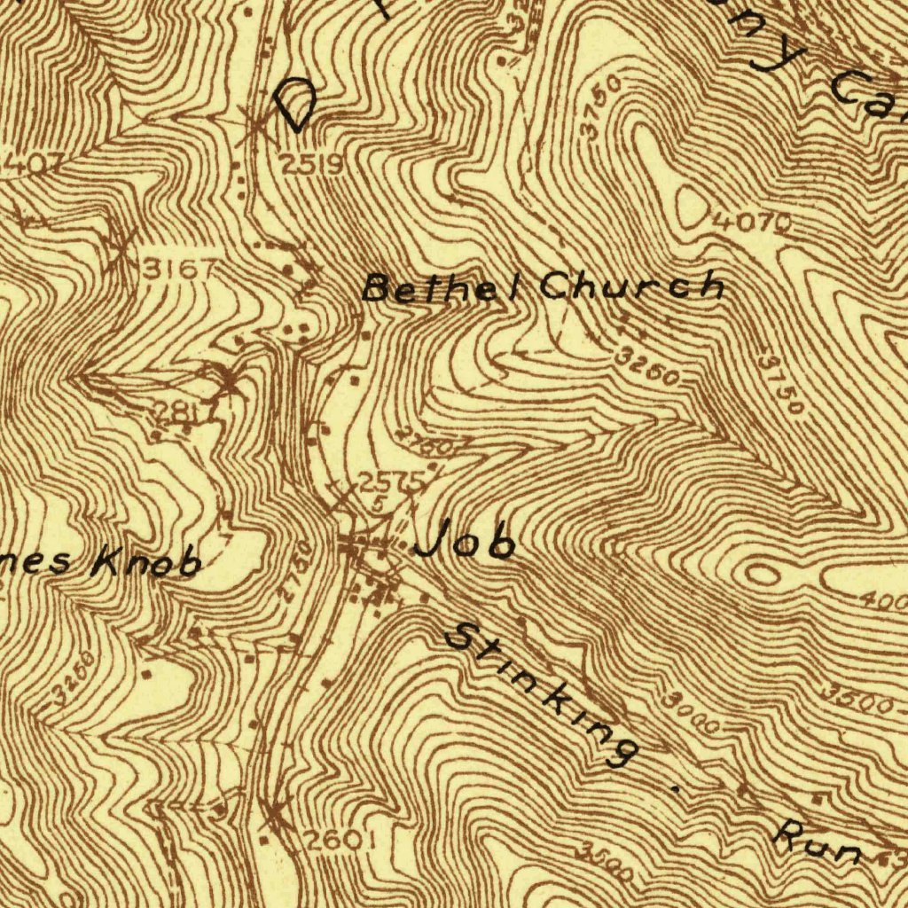 Horton, WV (1922, 48000-Scale) Map by United States Geological Survey ...