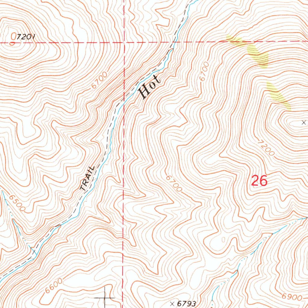 Hot Creek, NV (1968, 24000-Scale) Map by United States Geological ...