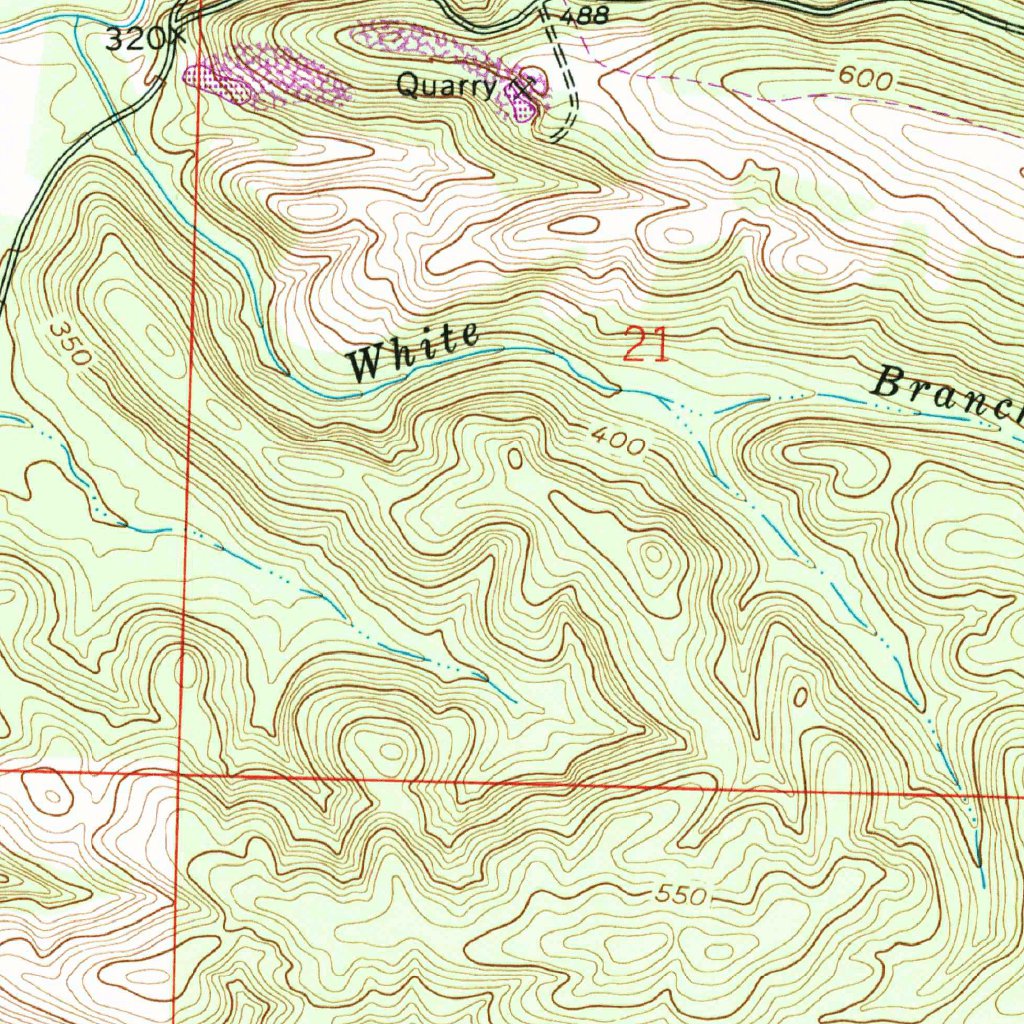 Houston, AR (1990, 24000-Scale) Map by United States Geological Survey ...