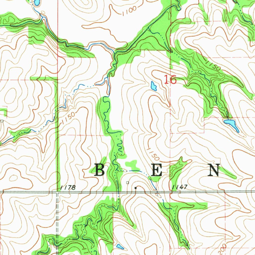 Howe SW, NE (1966, 24000-Scale) Map by United States Geological Survey ...