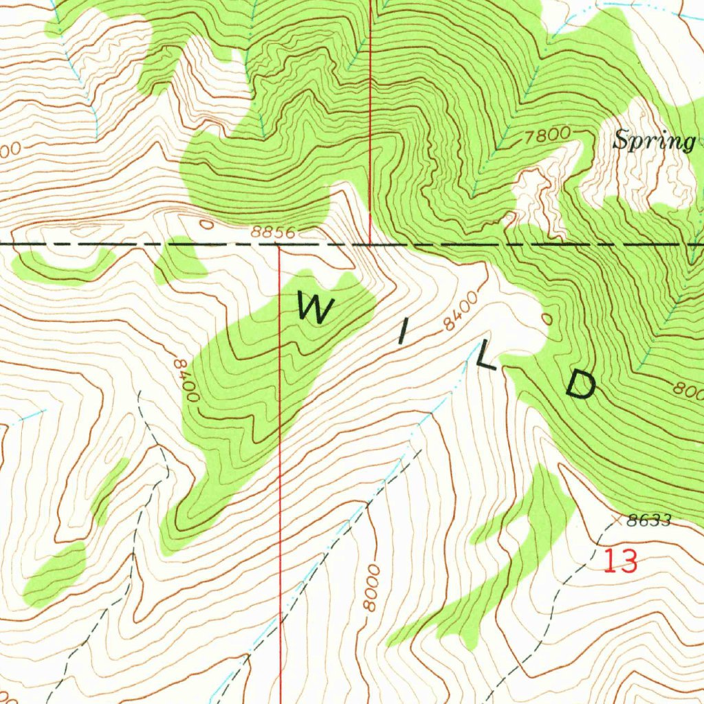 Hoy Mountain, UT-CO (1967, 24000-Scale) Map by United States Geological ...