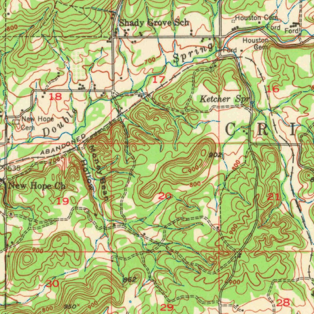 Hulbert, OK (1948, 62500-Scale) Map by United States Geological Survey ...