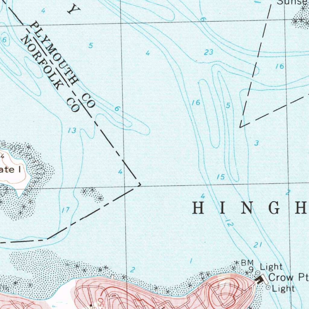 Hull, MA (1971, 25000-Scale) Map by United States Geological Survey ...