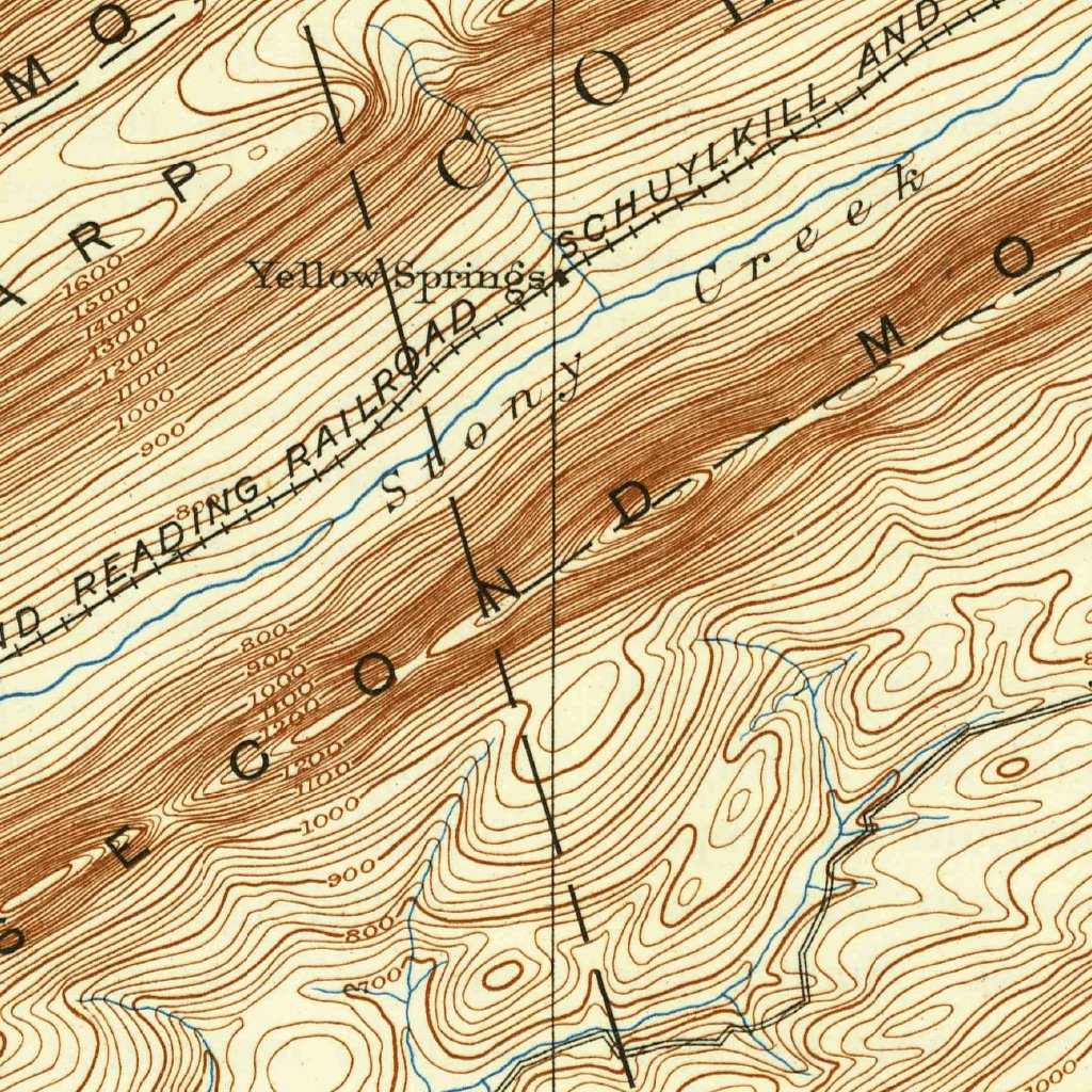 Hummelstown, PA (1892, 62500-Scale) Map by United States Geological ...