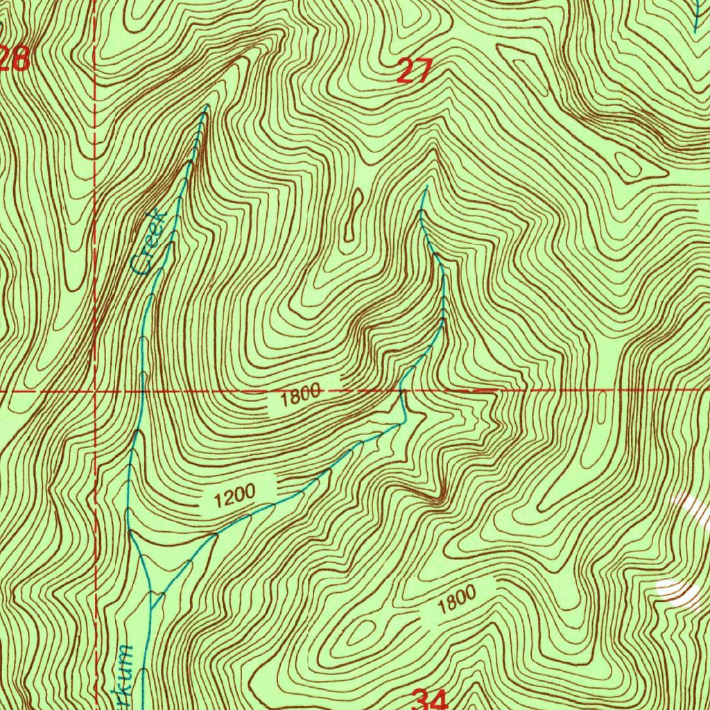 Hunger Mountain, WA (1995, 24000-Scale) Map by United States Geological ...