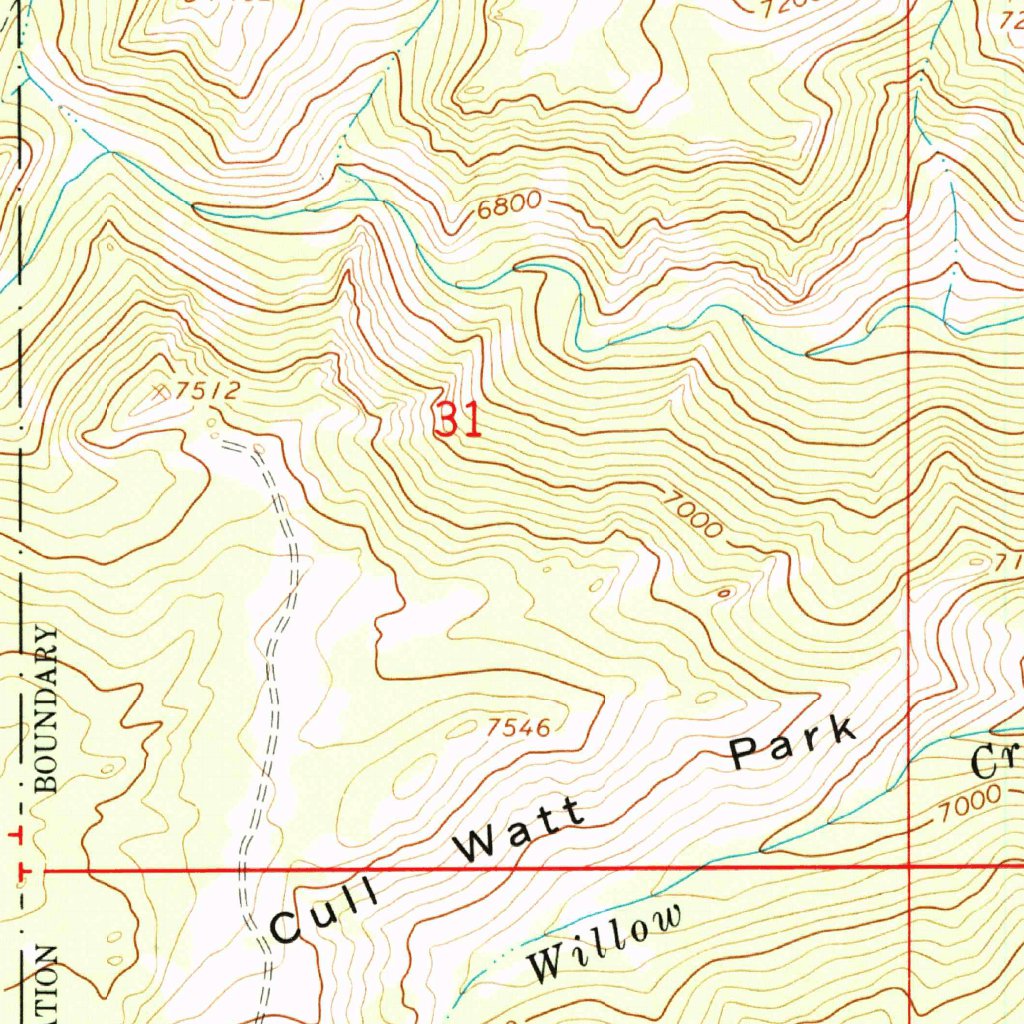 Hunter Mesa, WY (1967, 24000-Scale) Map by United States Geological ...