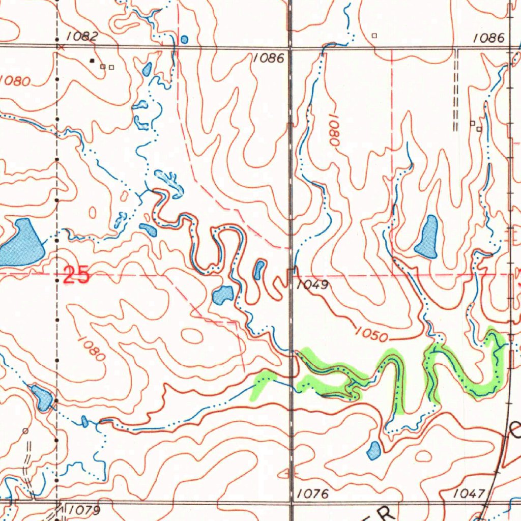 Hunter, OK (1968, 24000-Scale) Map by United States Geological Survey ...