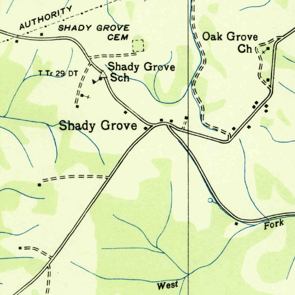 Huntland, TN (1936, 24000-Scale) Map by United States Geological Survey ...