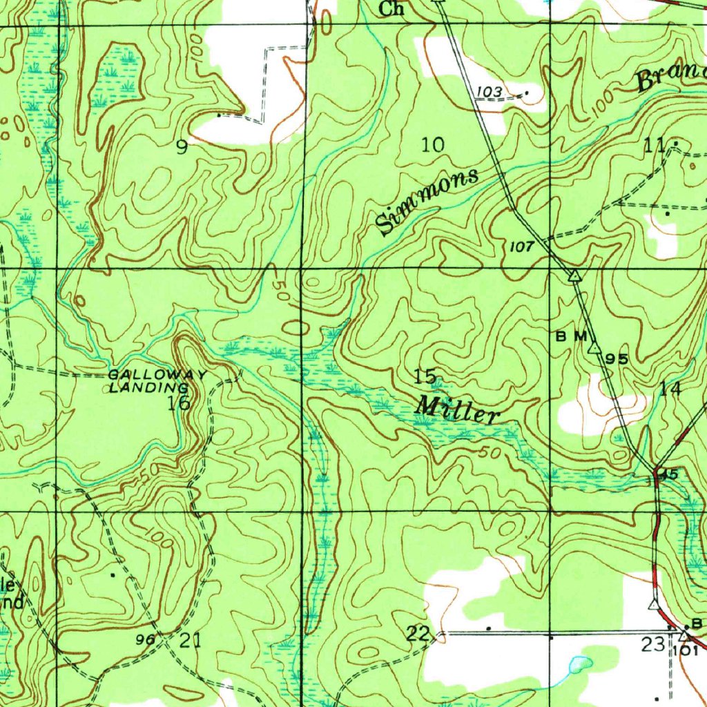 Hurley, MS-AL (1941, 62500-Scale) Map by United States Geological ...