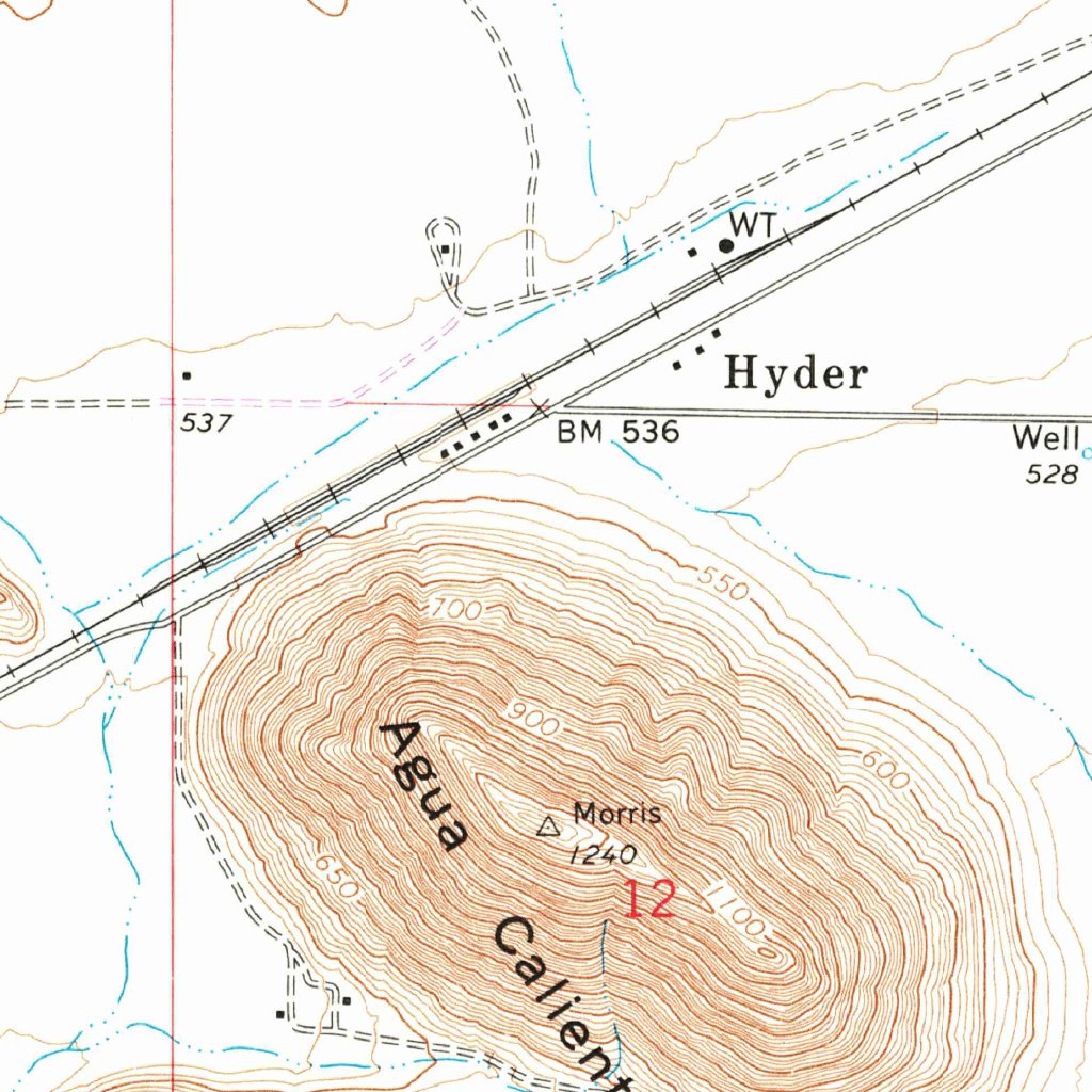 Hyder, AZ (1965, 24000-Scale) Map by United States Geological Survey ...