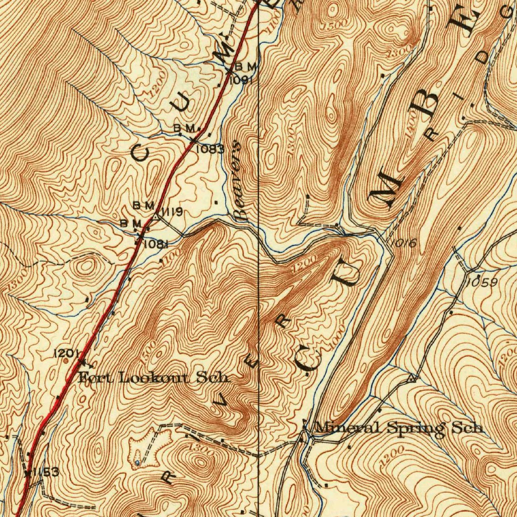 Hyndman, PA (1931, 62500-Scale) Map by United States Geological Survey ...
