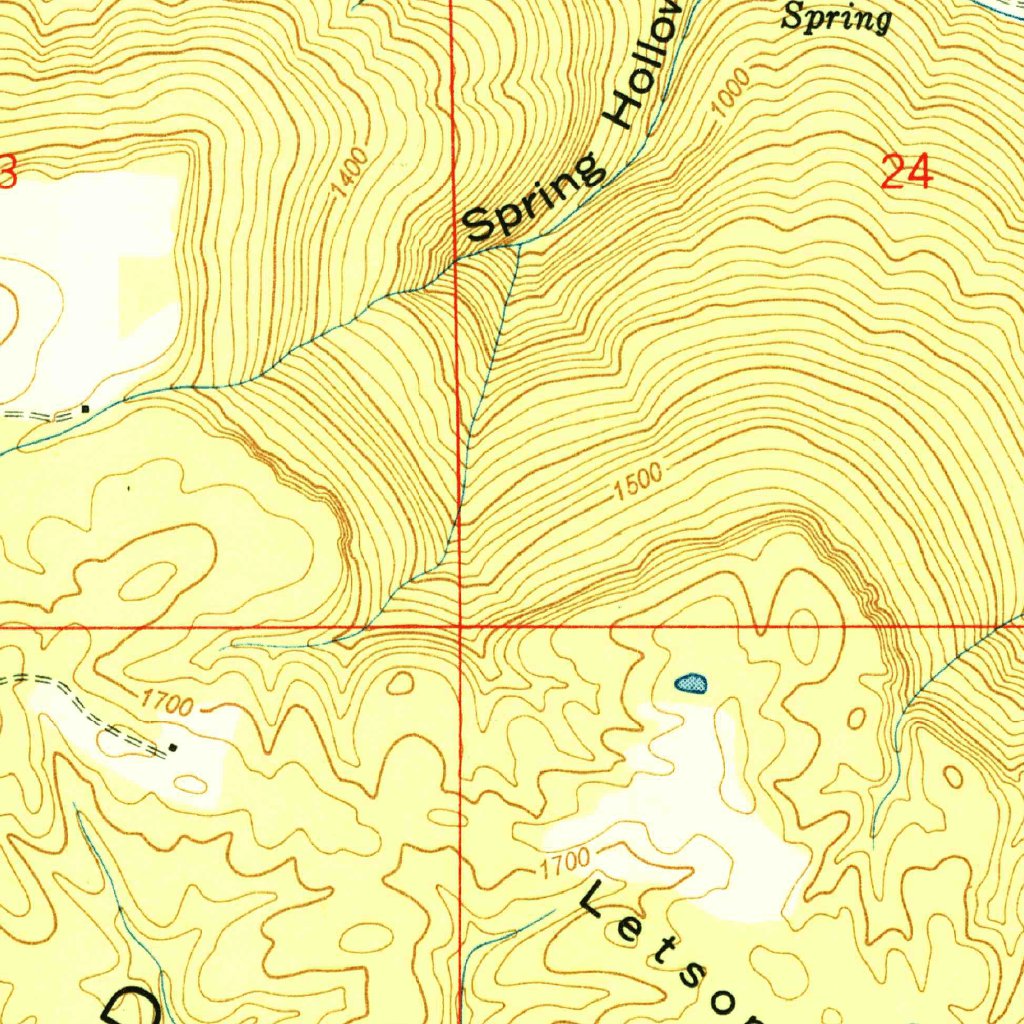 Hytop, AL-TN (1951, 24000-Scale) Map by United States Geological Survey ...