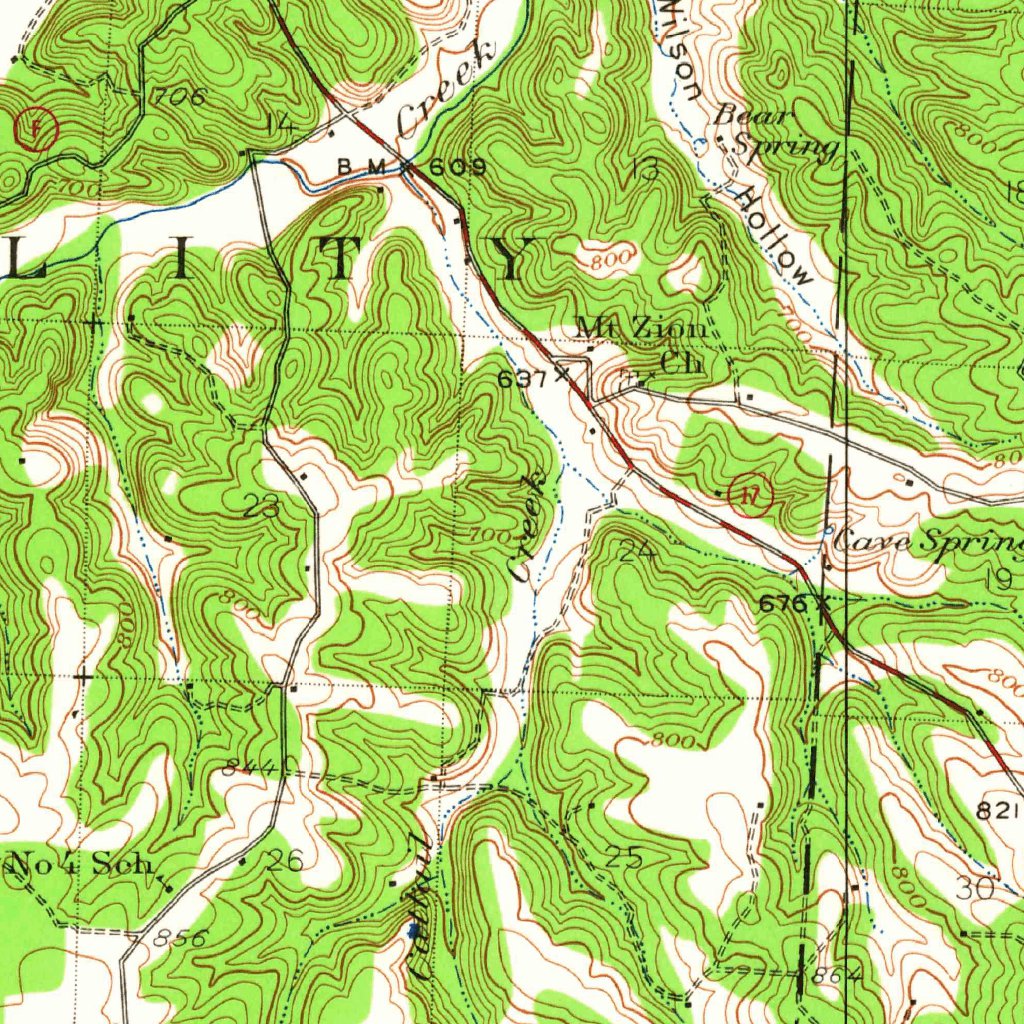 Iberia, MO (1933, 62500-Scale) Map by United States Geological Survey ...