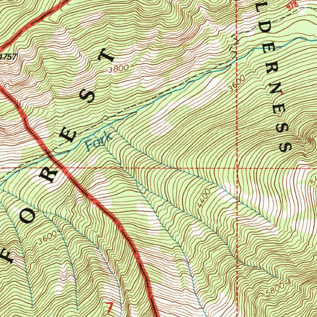 Ibex Peak, MT (1997, 24000-Scale) Map by United States Geological ...