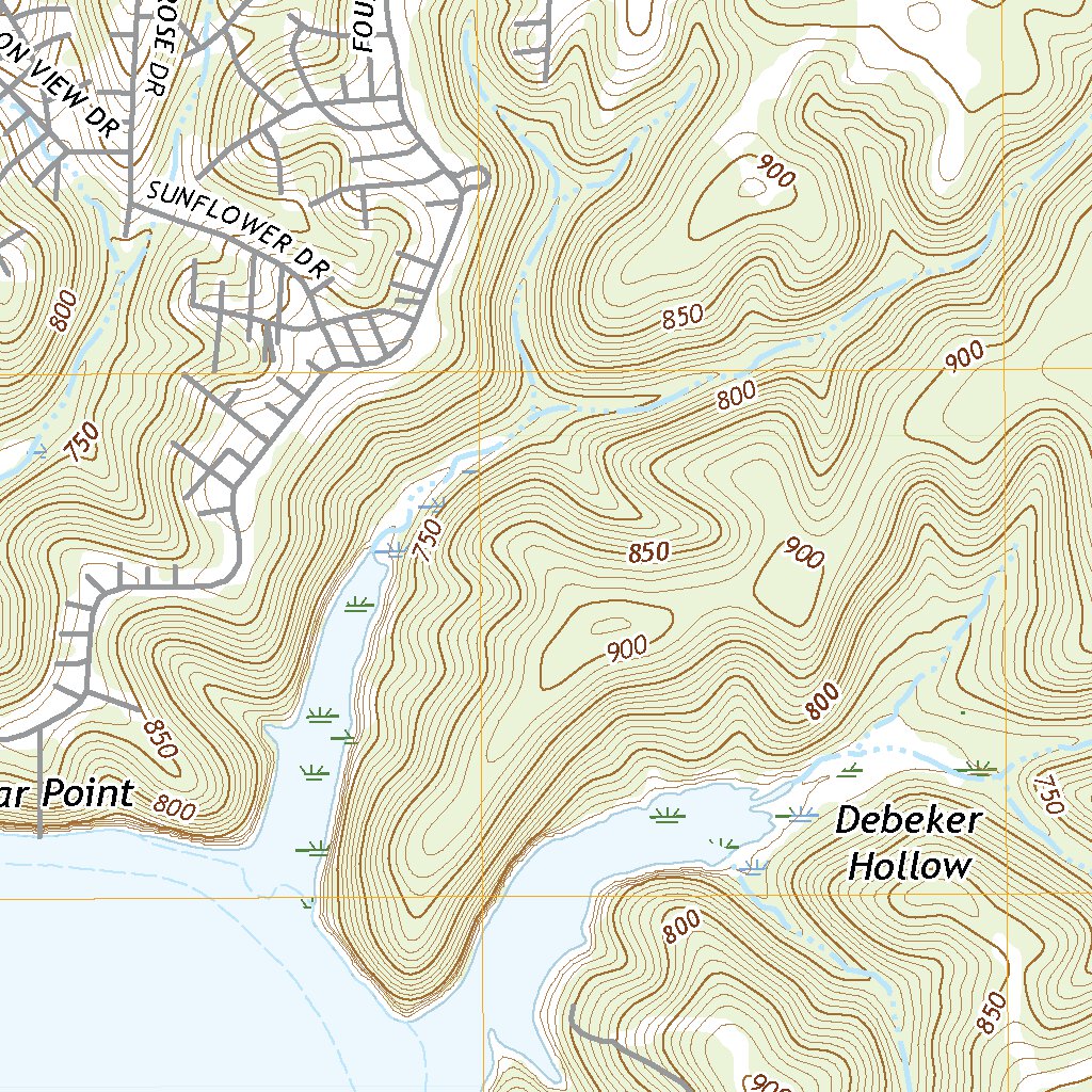 Iconium, MO (2021, 24000-Scale) Map by United States Geological Survey ...