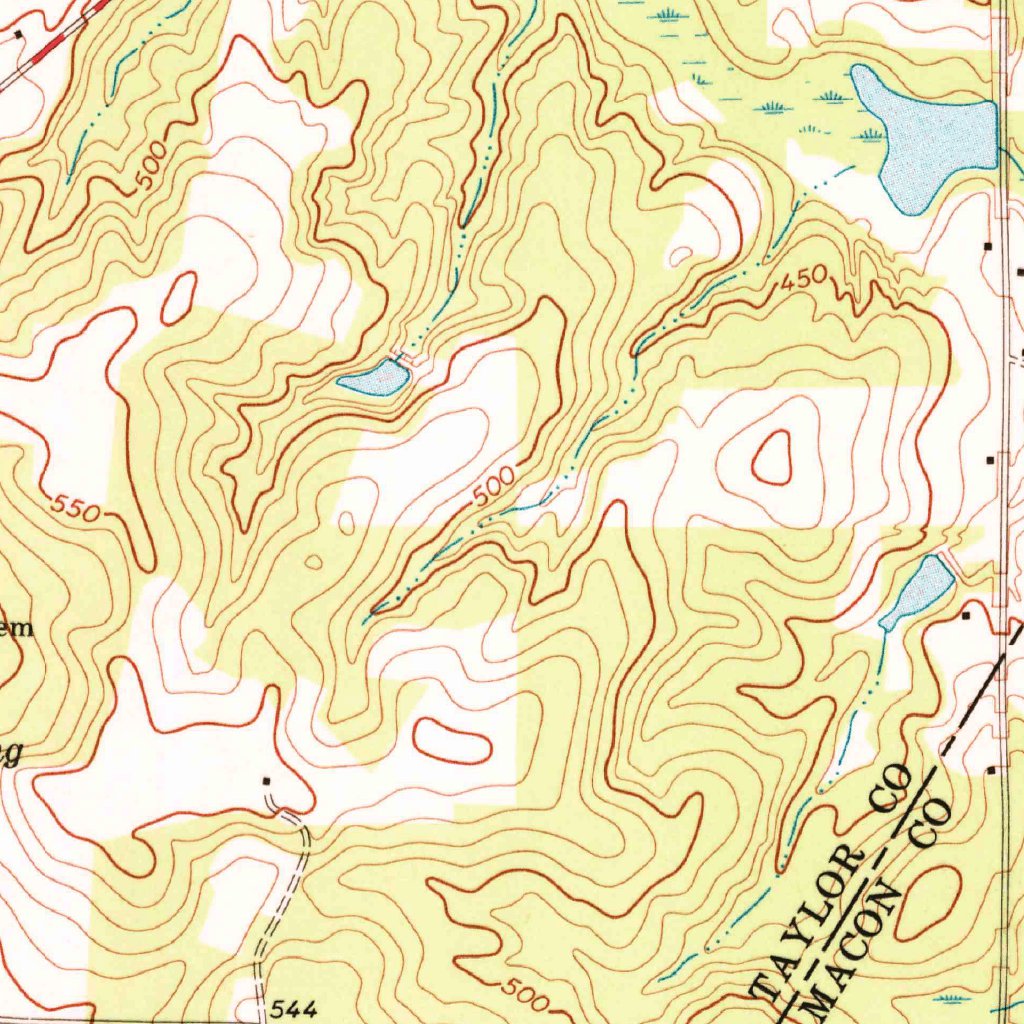 Ideal North, GA (1971, 24000-Scale) Map by United States Geological ...