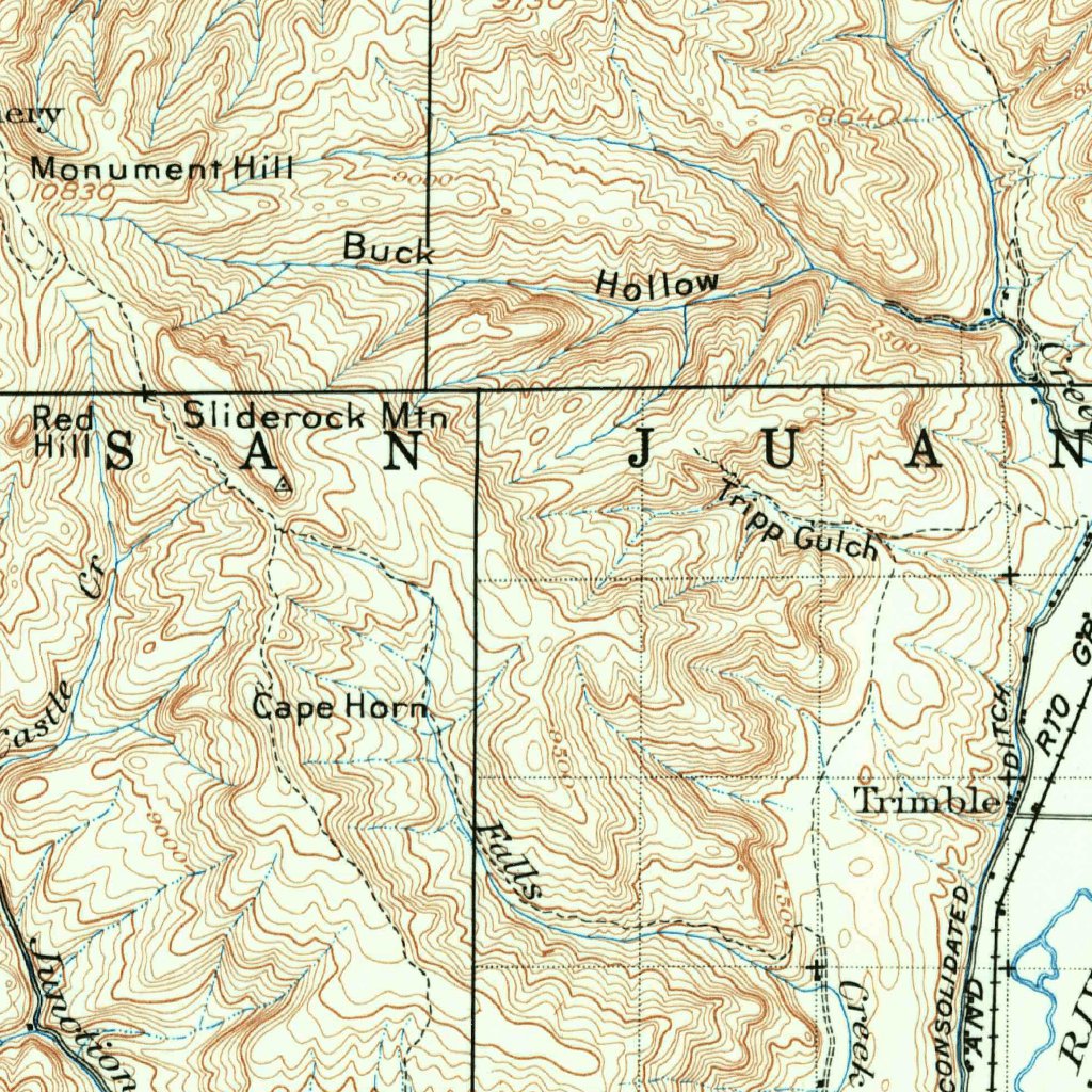 Ignacio, CO-NM (1924, 125000-Scale) Map by United States Geological ...