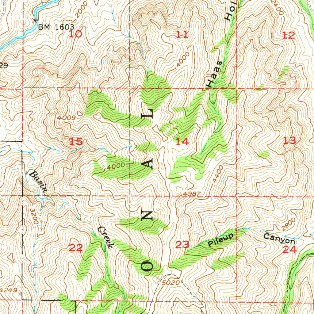 Imnaha, OR (1954, 62500-Scale) Map by United States Geological Survey ...