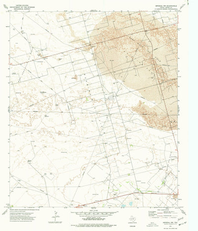 Imperial NW, TX (1974, 24000-Scale) Map by United States Geological ...