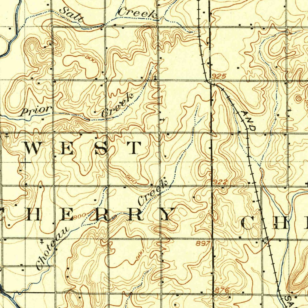 Independence, KS (1905, 125000-Scale) Map by United States Geological ...